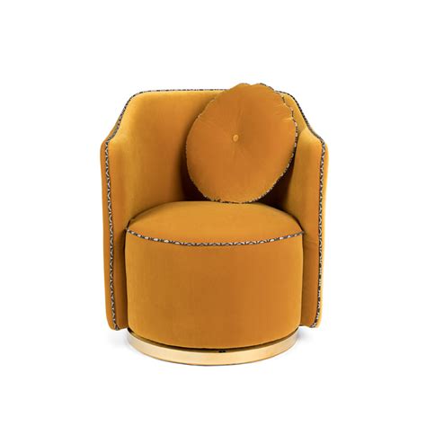 Bold Monkey Sassy Granny Lounge Chair In Ochre Shropshire Design