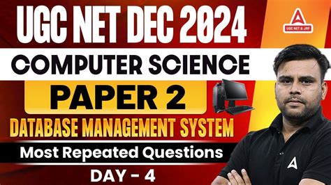 Ugc Net Computer Science Classes 2024 Database Management System Most