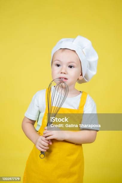 어린 소년 재생 요리사 앞치마에 소년 채찍에 대 한 거품기를 들고 2 3 살에 대한 스톡 사진 및 기타 이미지 2 3 살 가정 생활 가정 주방 Istock