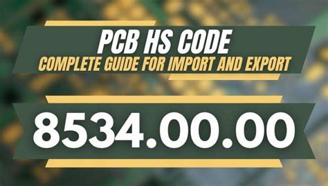 Pcb Hs Code Complete Guide For Import And Export Carlo Gonzales