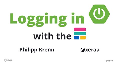 logging in spring boot with the elastic stack