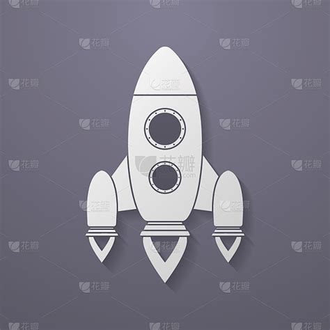 图标的火箭。
