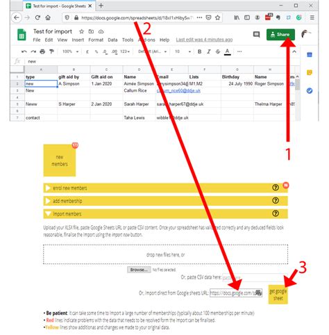 Simpler Spreadsheet Imports Cameo Membership Organiser