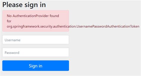 Spring Authorization Server Provide No Authenticationprovider Found