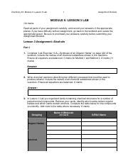 Lab Module 6 Lesson 3 Pdf Chemistry 30 Module 6 Lesson 3 Lab 1 Assignment Booklet MODULE 6