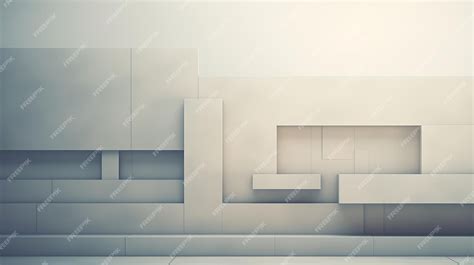 Premium Photo Clean Lines And Geometric Shapes Of Modernist Architecture