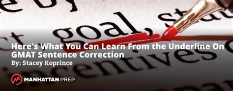 Blog Underline GMAT