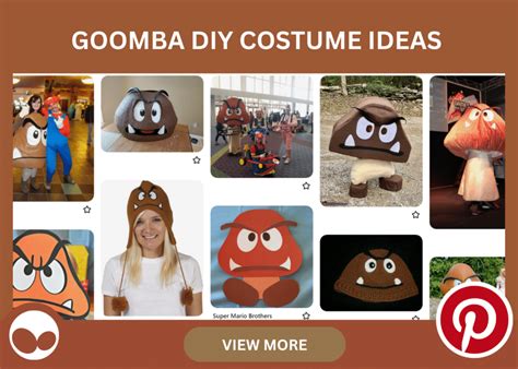Goomba How To Diy Costume Guide