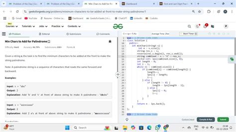 Prachi Gupta On Linkedin 160daysofproblemsolving Gfg160 Geekstreak2024 Womenintech Vitbhopal…