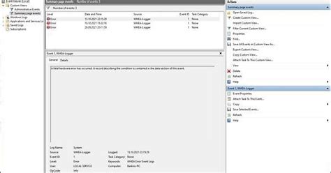 Whea Logger Event Id 1 Error On Event Viewer Buildapc