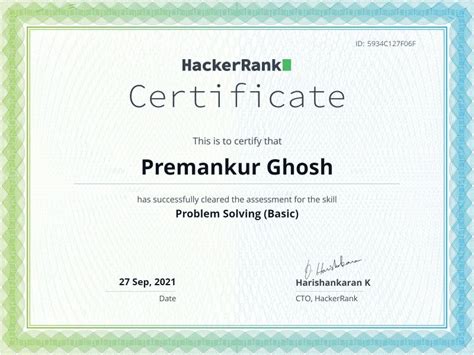 Hackerrank Certification Problemsolving Problemsolvingskills