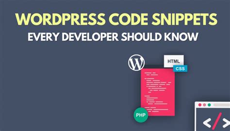 WordPress Code Snippets Every Developer Should Know User Meta Pro