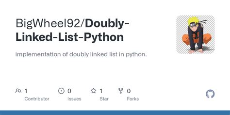 Github Bigwheel Doubly Linked List Python Implementation Of Doubly Linked List In Python