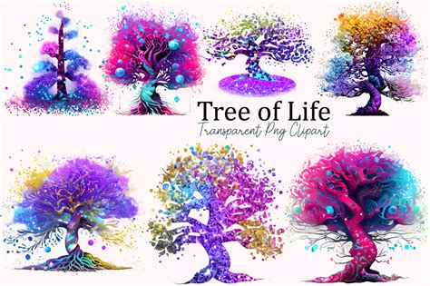 Tree Of Life Clipart Bundle Tree Of Life Graphic By Colourful Creative Fabrica