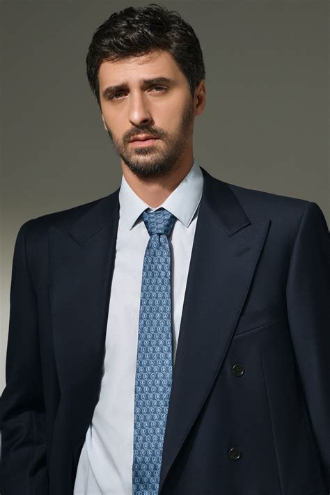 ჰალსტუხი ლურჯი მანბანი