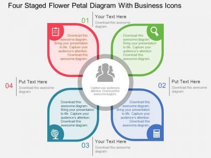 Flower Diagram Slide Team