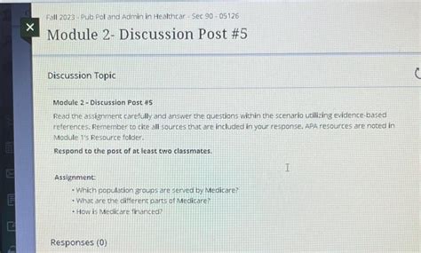Solved Module 2 Discussion Post If 5 Read The Assignment