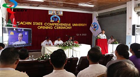 Kachin State Comprehensive University Opening Ceremony Hpaw Hpawng