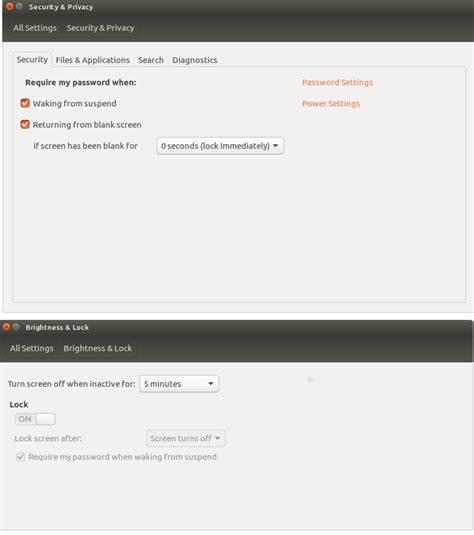 Security Lock Screen Ubuntu Ask Ubuntu