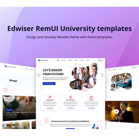 Edwiser Remui The Fastest Theme For Moodle Ever Remui Moodle Theme Shopee Malaysia