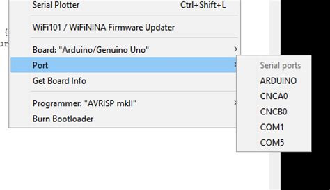 `board List` Does Not List Virtual Ports · Issue 505 · Arduinoarduino