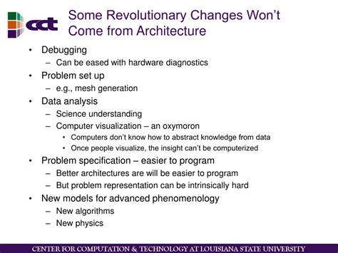 Ppt How Can Computer Architecture Revolutionize Parallel Scientific Computing Powerpoint