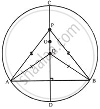 Describe The Locus Of Points Inside A Circle And Equidistant From Two Fixed Points On The