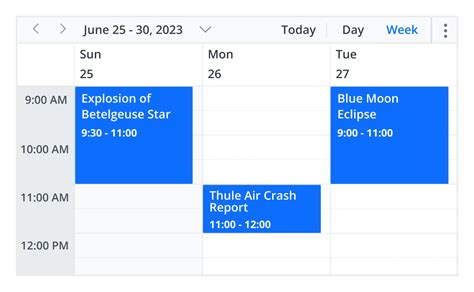 Blazor Scheduler Event Calendar Component Syncfusion