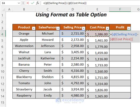 How to Copy a Formula in Excel Without Dragging - 10 Methods - ExcelDemy