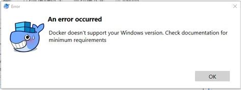Docker Is Not Starting After Installing On Windows 10 Education Issue 1854 Docker For Win