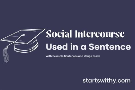 SOCIAL INTERCOURSE In A Sentence Examples 21 Ways To Use Social Intercourse