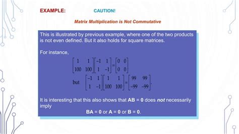 2 Introduction To Matrices Matrix Multiplication Laws Of Transposition Some Special Matrices