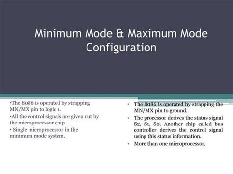 Minimum And Maximum Modes Of Microprocessor 8086 Pdf