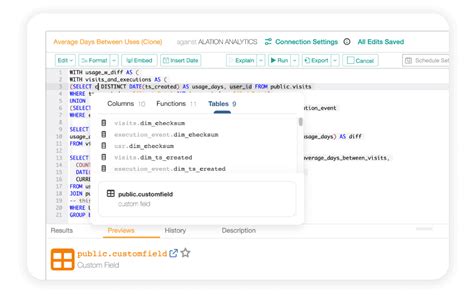 Intelligent Sql Editor Alation Compose