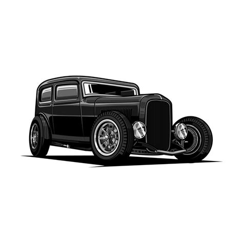 Classic Car Vector 13702967 Vector Art At Vecteezy
