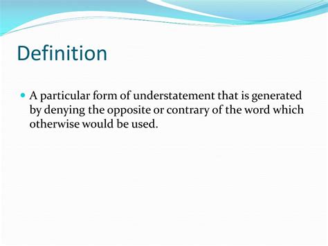 PPT Litotes PowerPoint Presentation Free Download ID 2706448