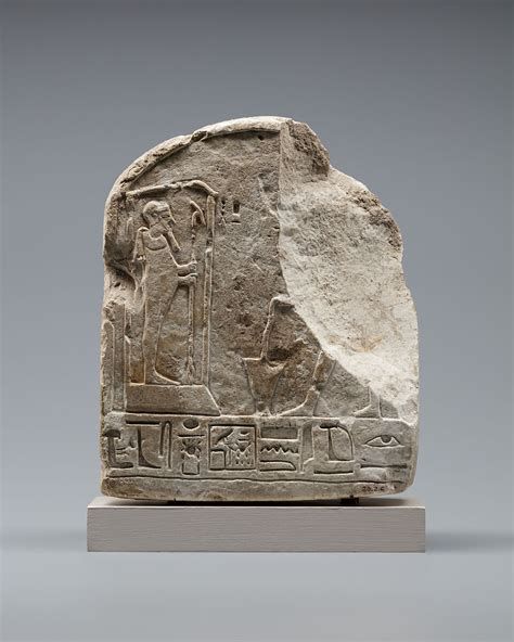 Stela New Kingdom The Metropolitan Museum Of Art