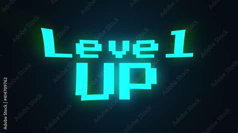 Computer Generated A Text Message Screen Level 1 Up 3d Rendering 8