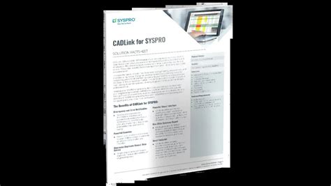 Cadlink For Syspro Syspro Malaysia