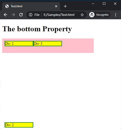 css div 底部对齐 使用css将元素对齐到div的底部 cumubi7552的博客 csdn博客