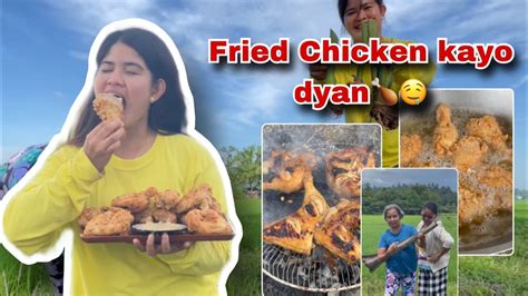 Nagluto ako ng Fried Chicken | Nagtanim ng Gabi sa Bukid | Ka Mangyan Vlogs - YouTube