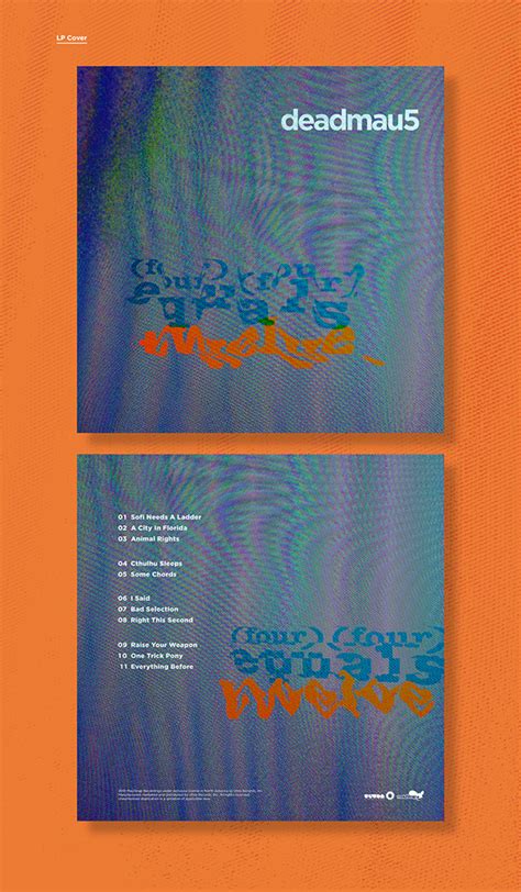 Deadmau5 4x4 12 Album Artwork Redesign On Behance