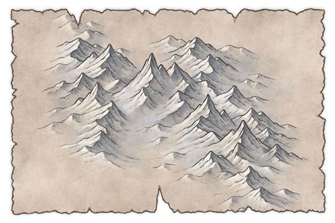 How To Draw Ridge Line Mountains On Your Fantasy Maps Artofit