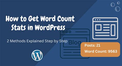 how to get word count stats in wordpress 2 ways kreativo pro