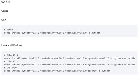 Cuda与pytorch版本兼容问题pytorch与cuda版本 Csdn博客