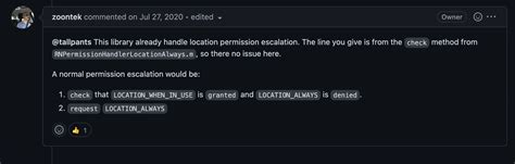 Checking Permission For Ios Locationalways And Locationwheninuse