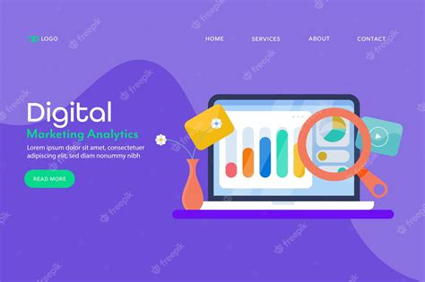 Premium Vector Digital Marketing Analytics