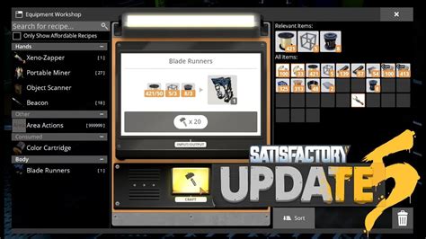 Satisfactory Ep2 Blade Runners Awesome Shop And Assemblers Youtube