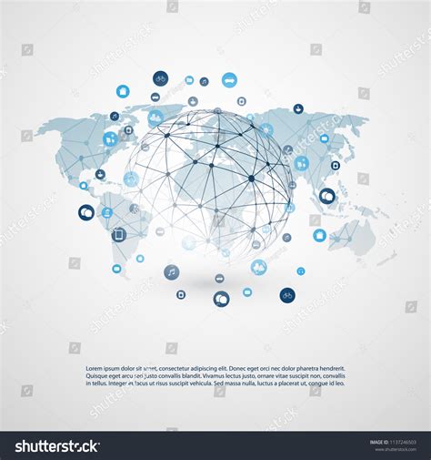 Internet Things Cloud Computing Design Concept Stock Vector Royalty Free 1137246503 Shutterstock