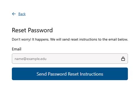I Need To Reset My Password